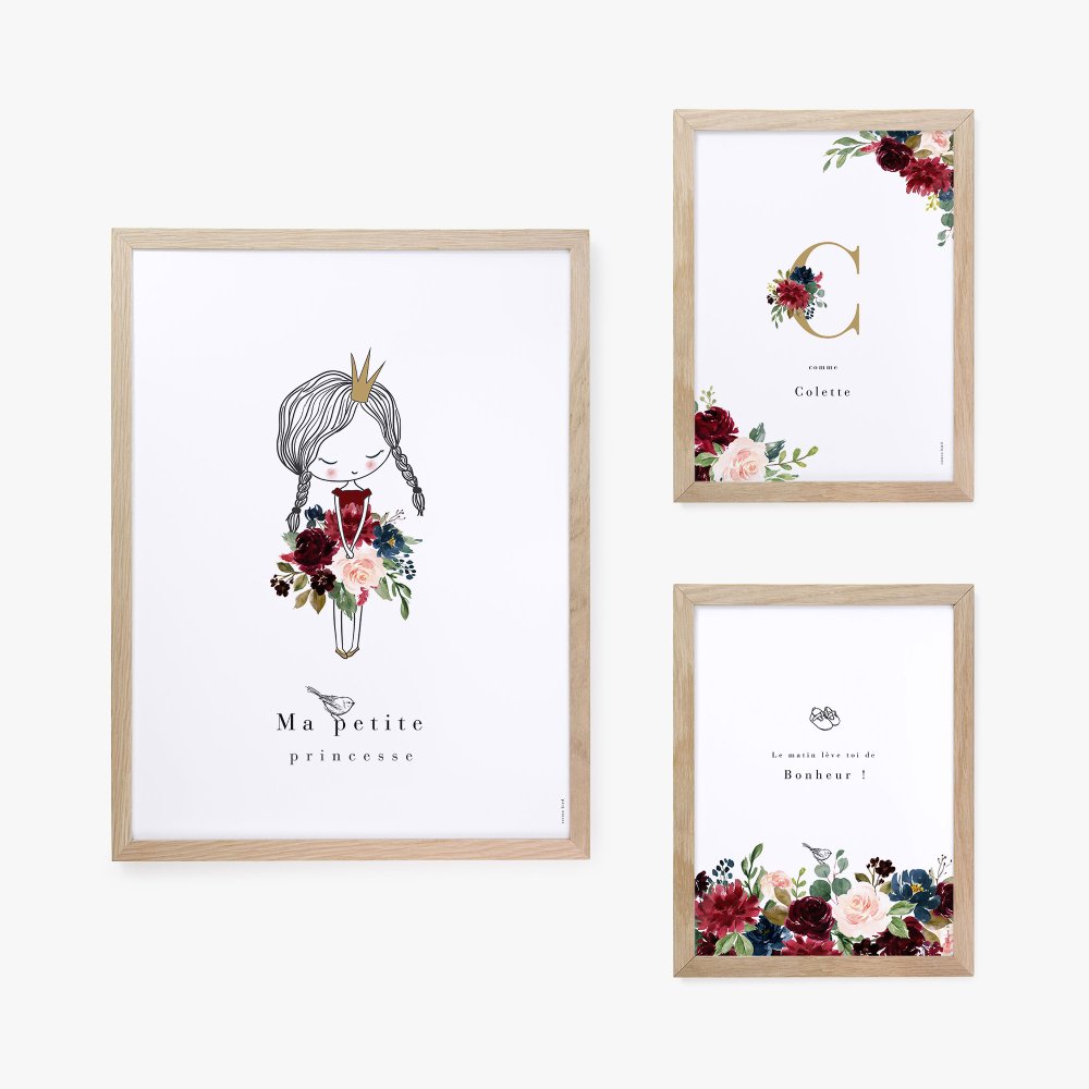 Affiche déco Domitille 1 | Cottonbird